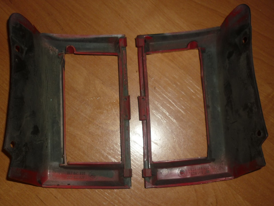 Рамки противотуманных фар. — Volkswagen Passat Variant (B3), 1,8 л ...