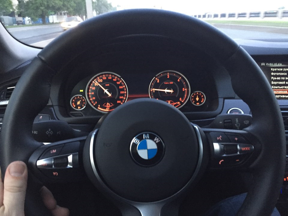 M руль — BMW 5 series (F10), 3 л, 2014 года | тюнинг | DRIVE2