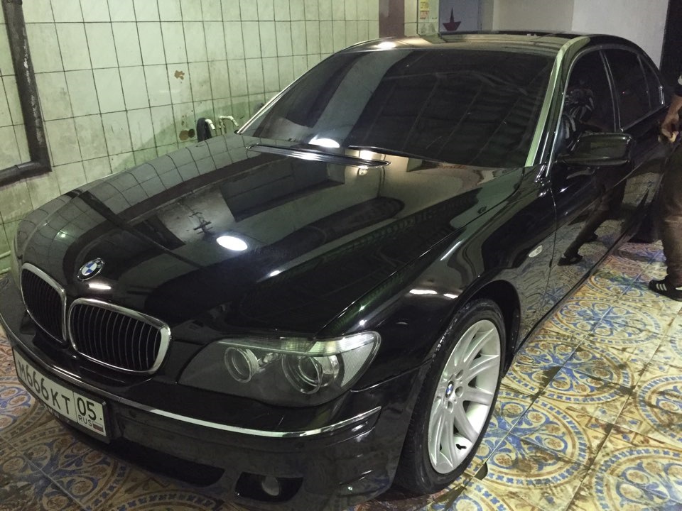 Просто фото после мойки) 💦💦💧💧💨💨💨 — BMW 7 series (E65/E66), 4 л, 2006 года | просто так | DRIVE2