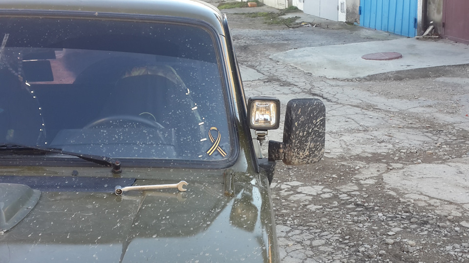 Фара-искатель на ниву. — Lada 4x4 3D, 1,6 л, 1985 года | тюнинг | DRIVE2
