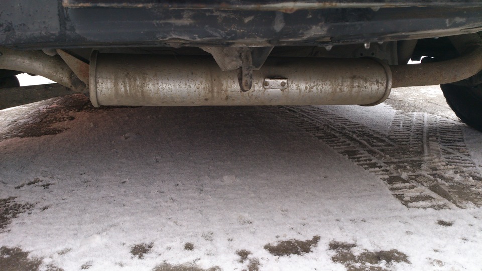 Задний глушитель — Honda Civic Hatchback (4G), 1,5 л, 1990 года ...