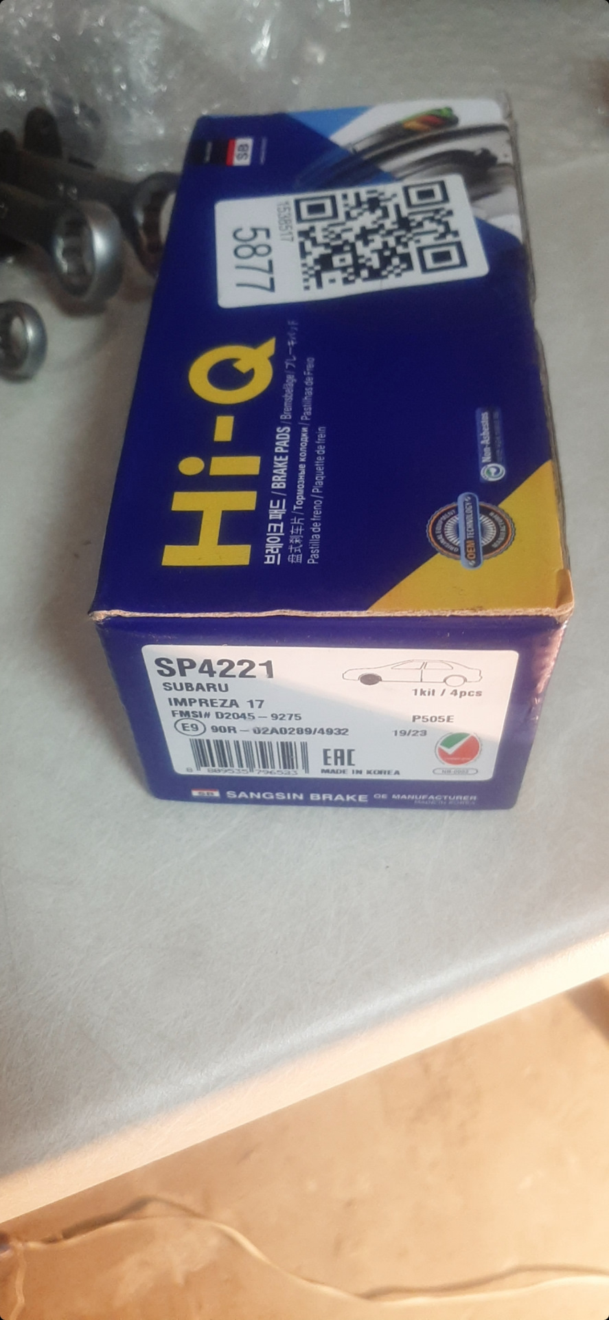 Замена передних и задних тормозных колодок. — Subaru Impreza (GK/GT), 1,6 л, 2019 года ...