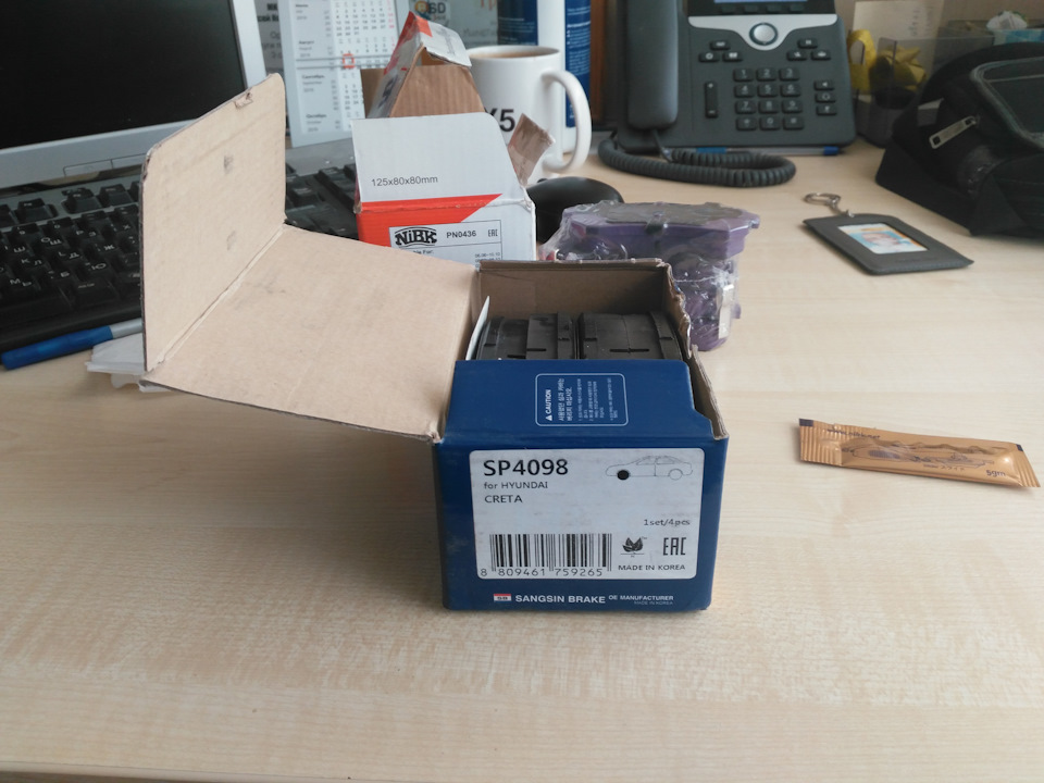 SP4098 КОЛОДКИ ТОРМОЗНЫЕ ПЕРЕДНИЕ SANGSIN | Запчасти на DRIVE2