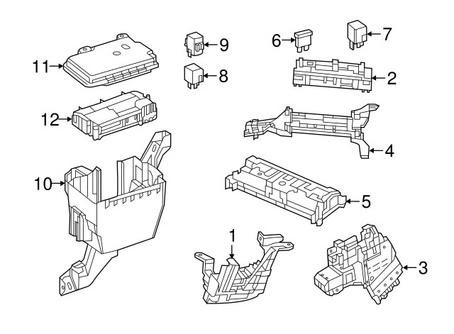 A0009820123 Блок реле Mercedes | Запчасти на DRIVE2