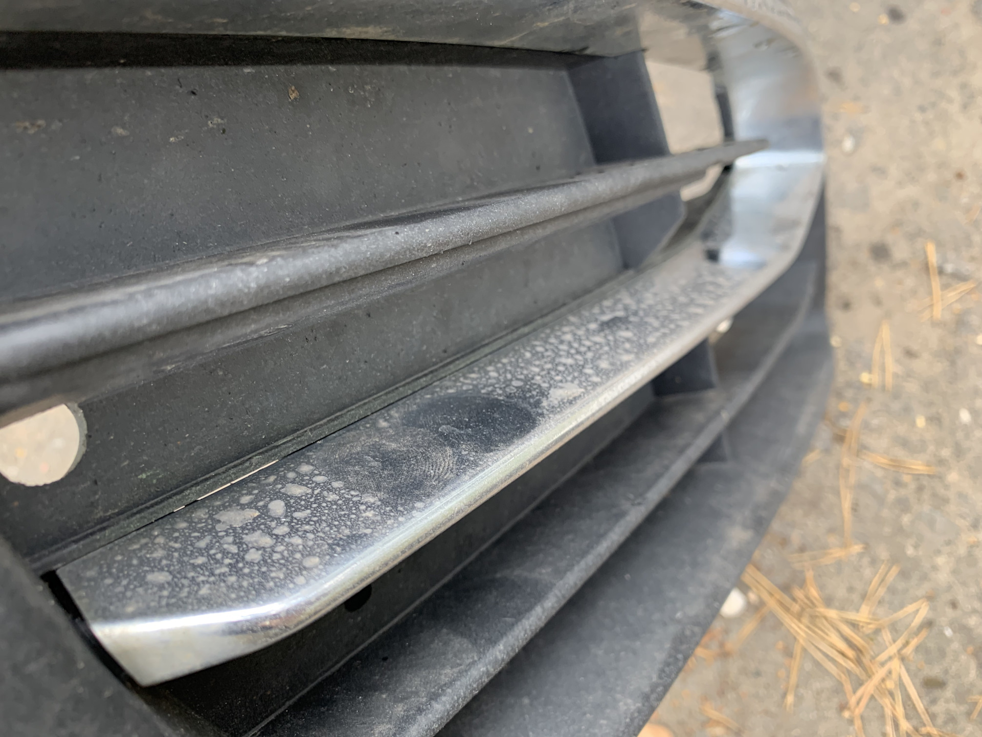 запись_12 f10 lci замена хромированных накладок ПТФ — BMW 5 series (F10 ...