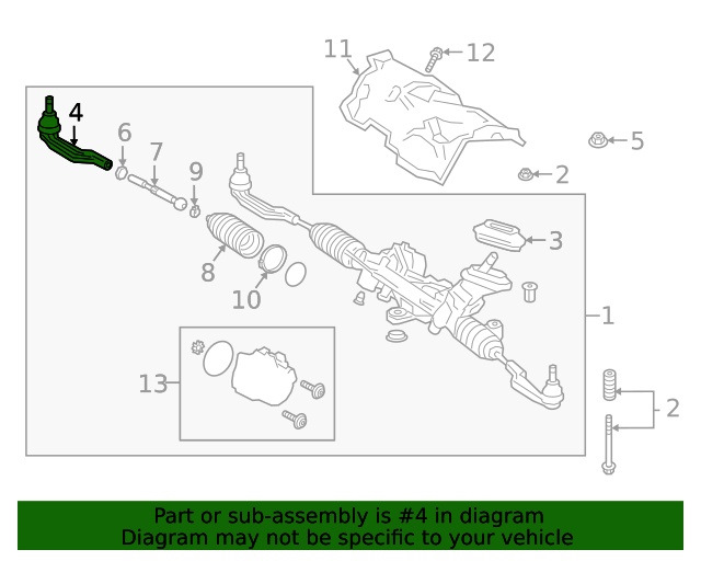 A2473308601 Outer Tie Rod (Right) Mercedes | Запчасти на DRIVE2