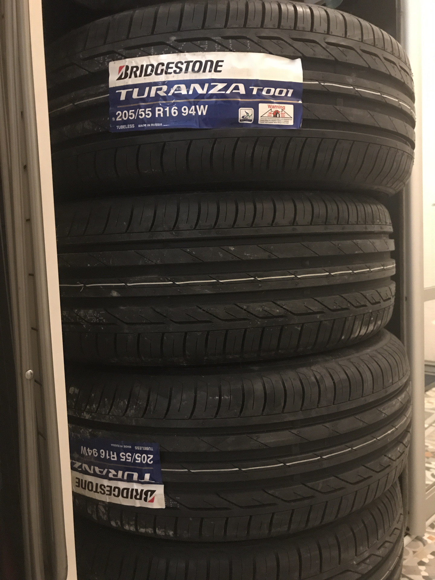 Новая летняя резина Bridgestone Turanza 001 — Honda Civic 4D (8G), 1,8 ...