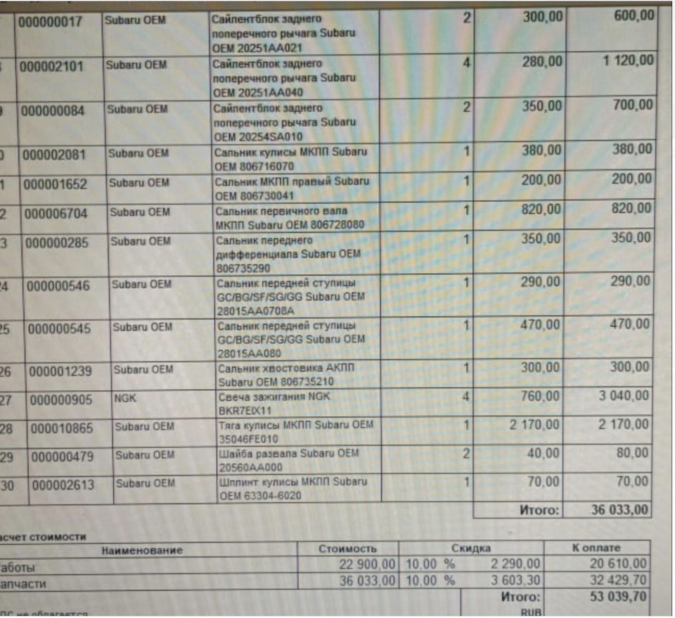 35046FE010 Кронштейн SUBARU | Запчасти на DRIVE2