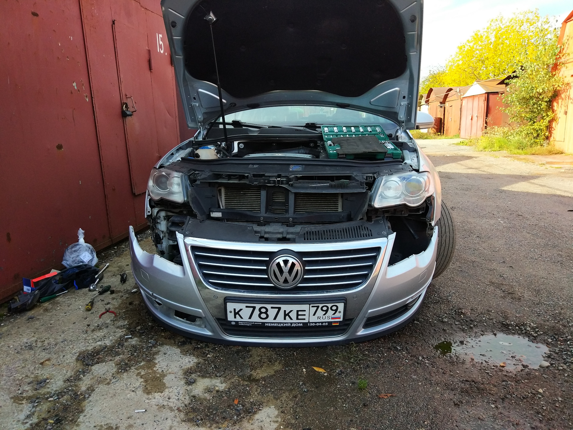 Устранение мелких косяков после покупки авто — Volkswagen Passat B6, 1,8 л, 2008 года | своими ...