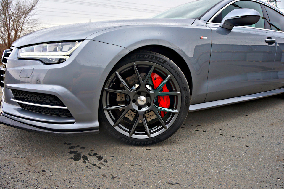 Audi A7 Sportback: тюнинг тормозной системы — HP-Brakes на DRIVE2