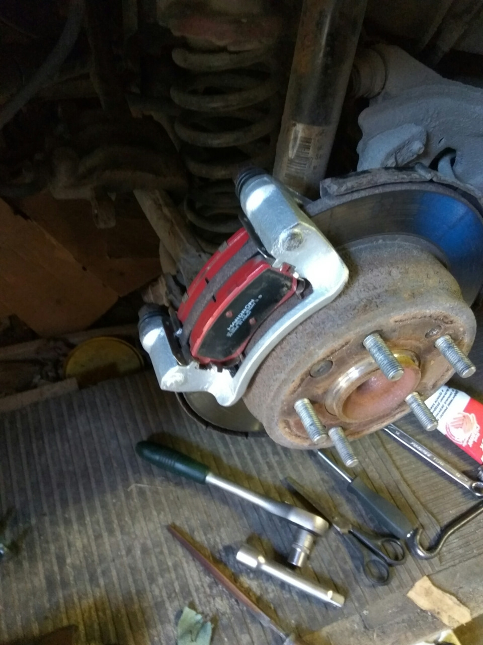 Модернизация суппортов продолжается — Hyundai i30 (1G), 1,6 л, 2010 ...