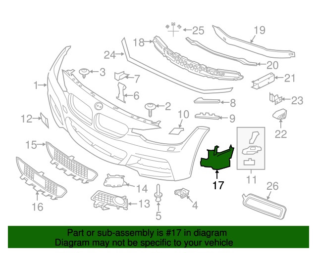 51118057189 Крепление противотуманной фары Л BMW | Запчасти на DRIVE2