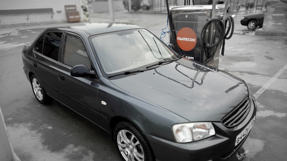 Hyundai Accent (2G) 1.5 бензиновый 2009 | 300 на DRIVE2