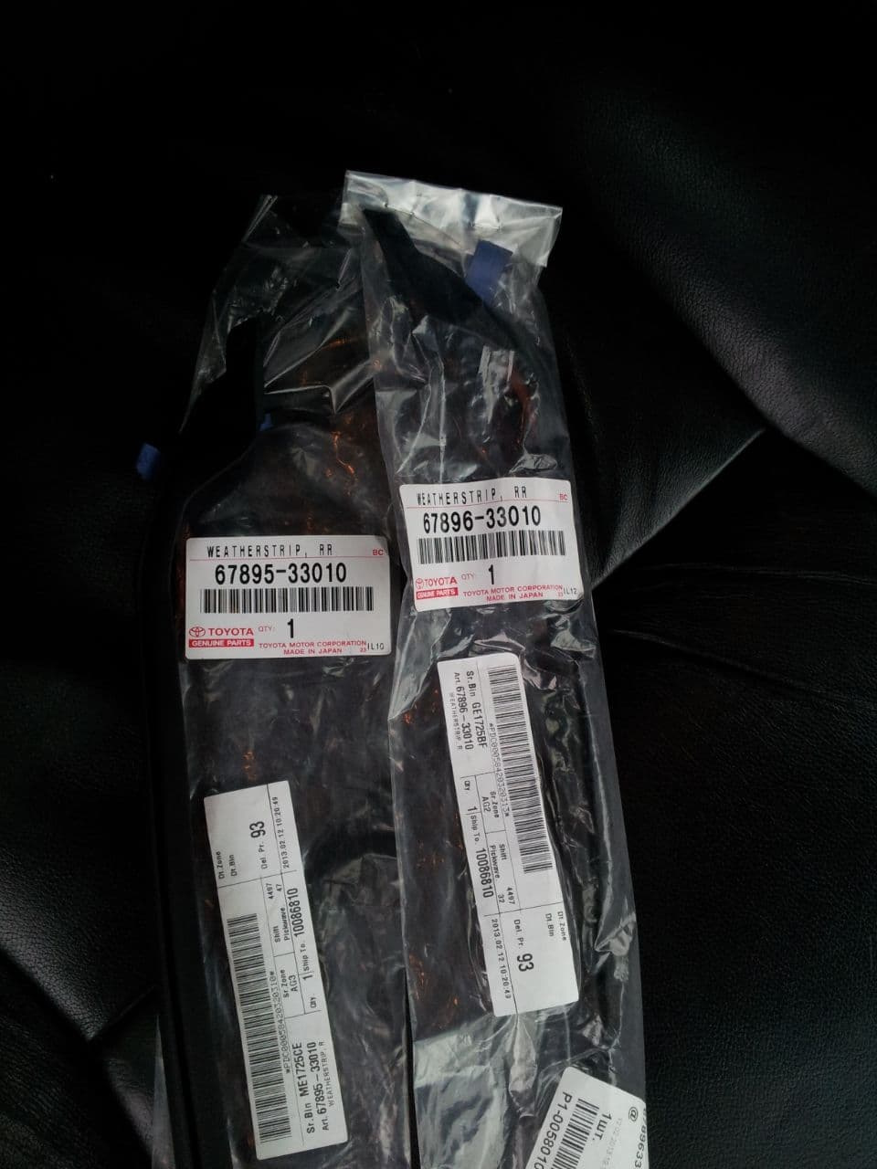 6789533010 УПЛОТНИТЕЛЬ ДВЕРИ TOYOTA LEXUS | Запчасти на DRIVE2