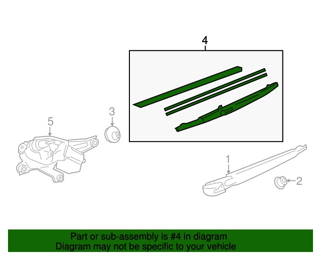 8524260130 Щетка стеклоочистителя TOYOTA LEXUS | Запчасти на DRIVE2