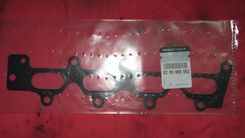 8200066662 Прокладка трубы впускной RENAULT | Запчасти на DRIVE2