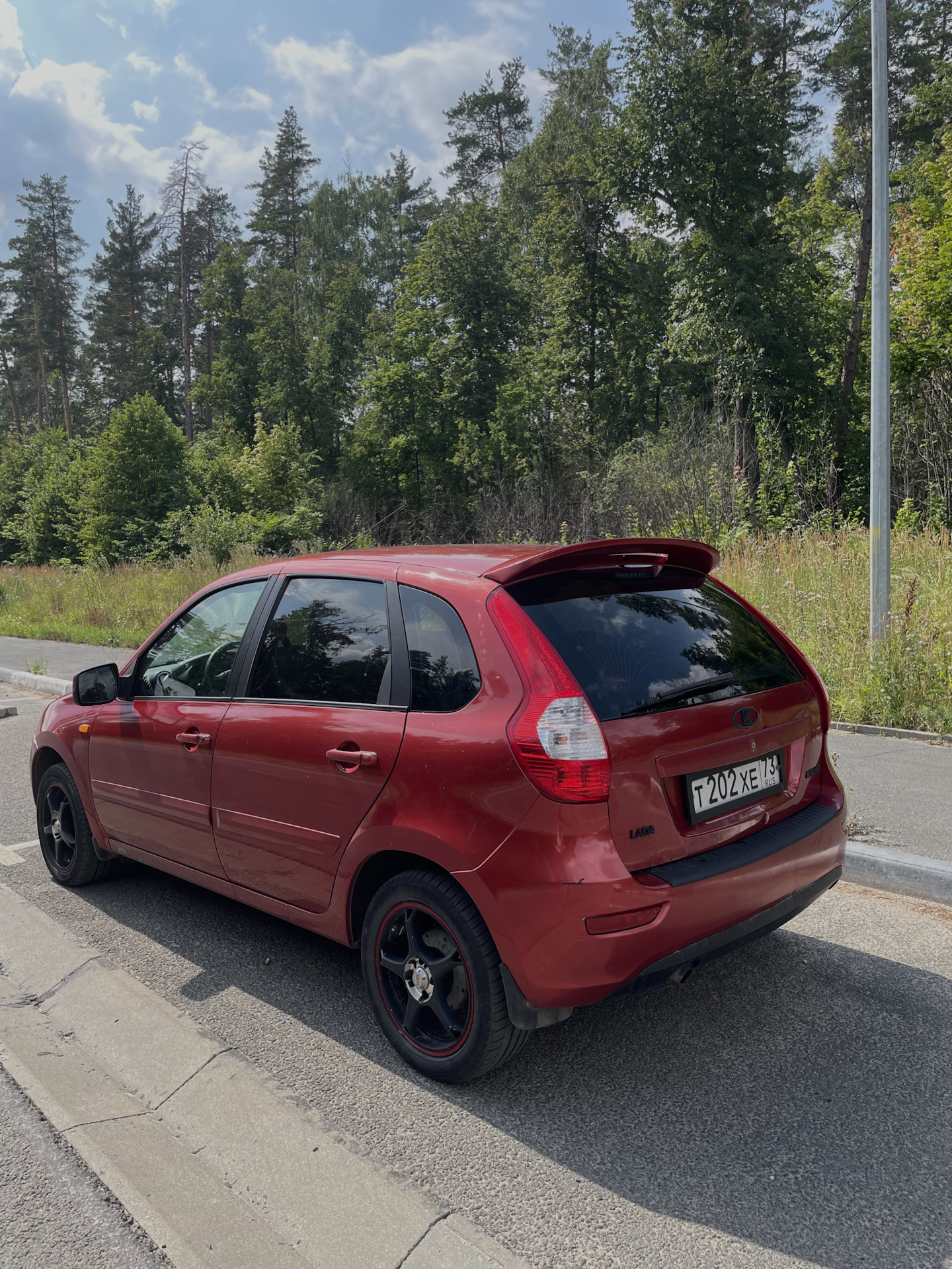 Спойлер калина 2 спорт — Lada Калина Хэтчбек (2G), 1,6 л, 2013 года ...