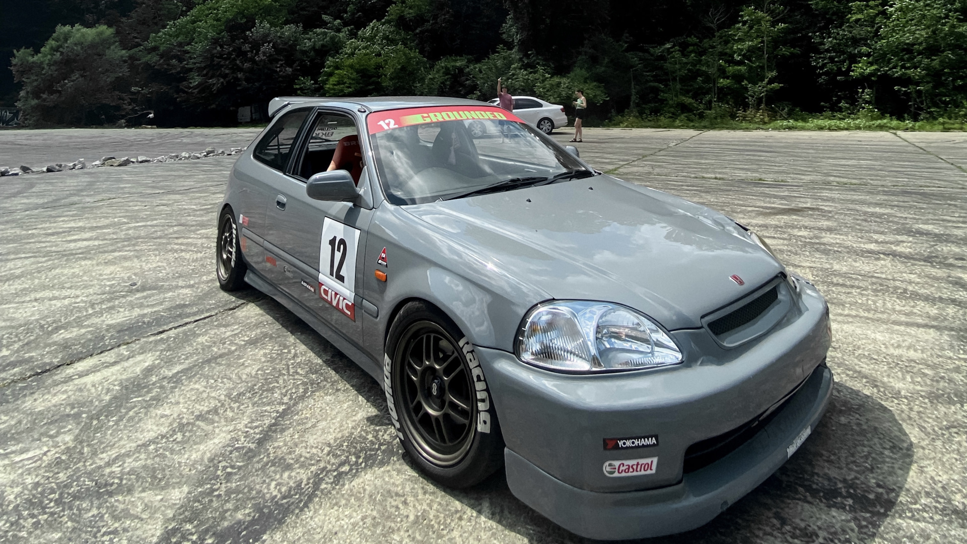 Honda Civic Hatchback (6G) 1.7 бензиновый 1996 | Nardo grey на DRIVE2