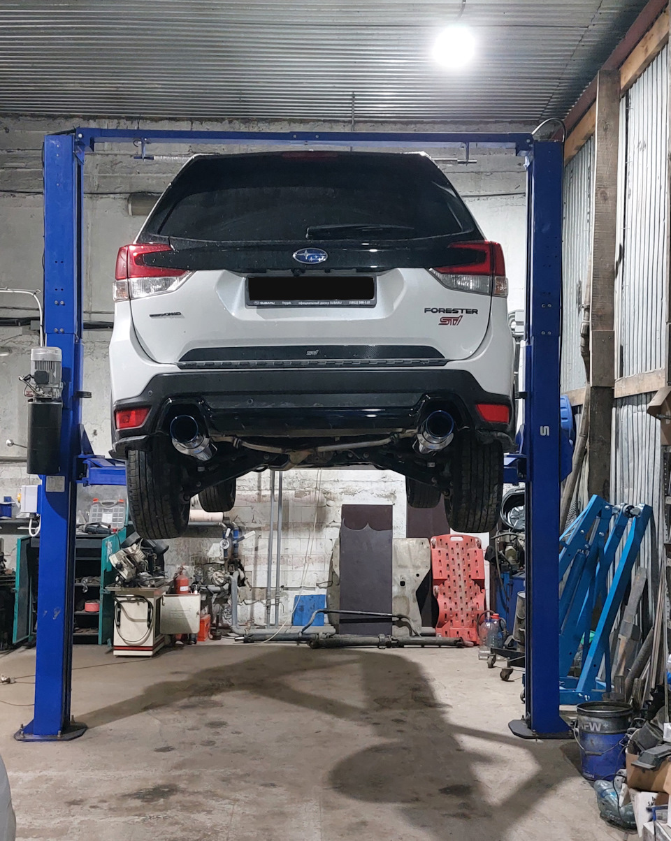 Двойной выхлоп Ganador — Subaru Forester (SK), 2,5 л, 2020 года ...