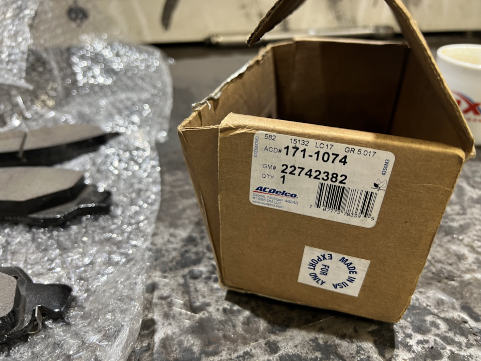 22742382 КОЛОДКИ комплект GM | Запчасти на DRIVE2