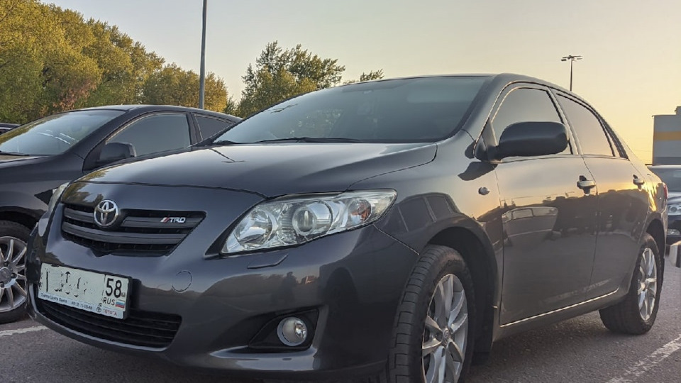 Бортжурнал Toyota Corolla GRAPHITE