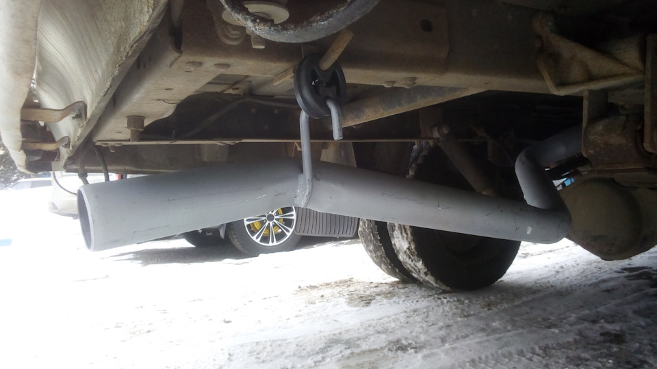 Выхлоп — ГАЗ Газель, 2,8 л, 2011 года | своими руками | DRIVE2