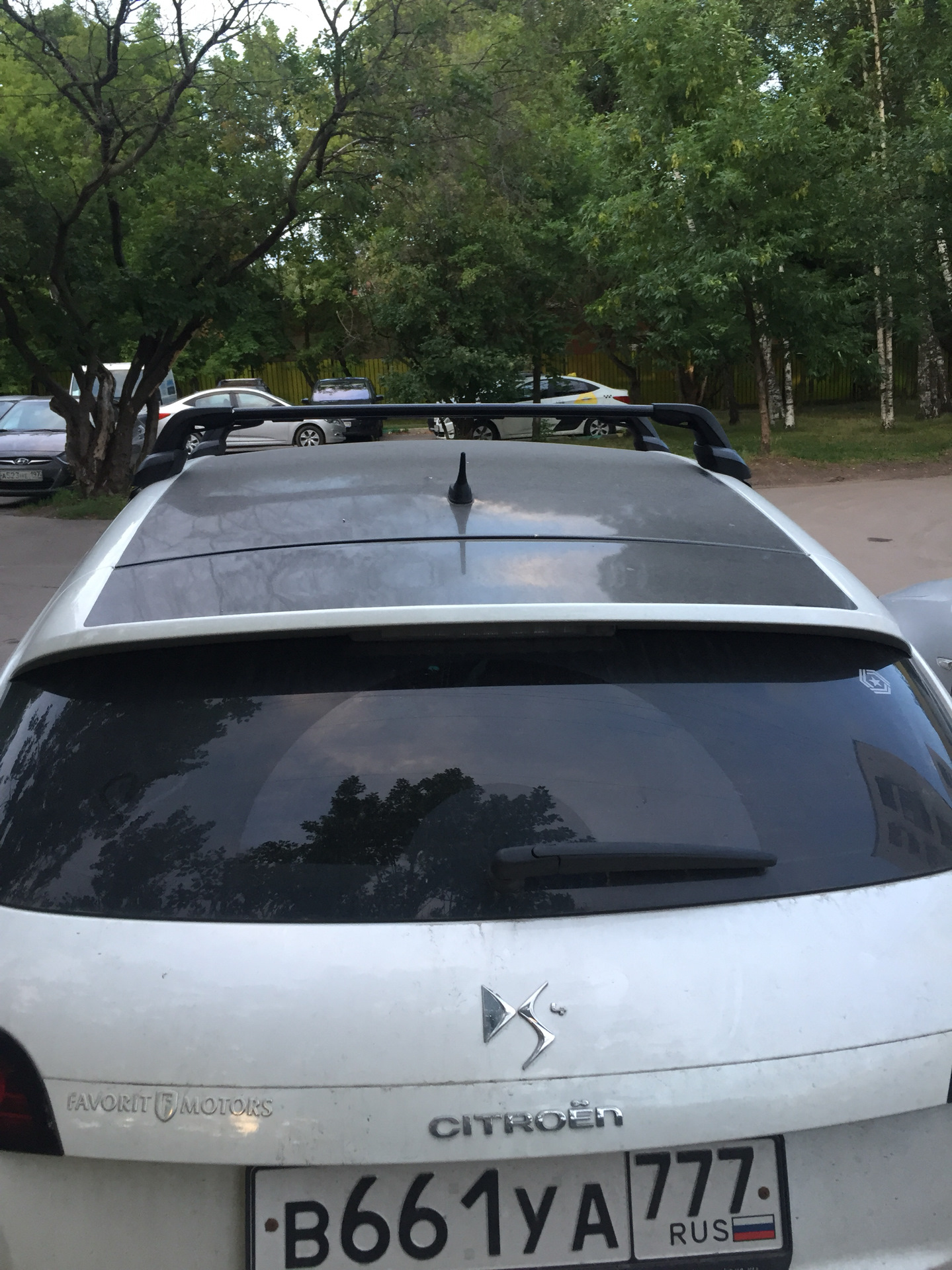 Багажник на крышу — Citroen DS4, 1,6 л, 2012 года | аксессуары | DRIVE2