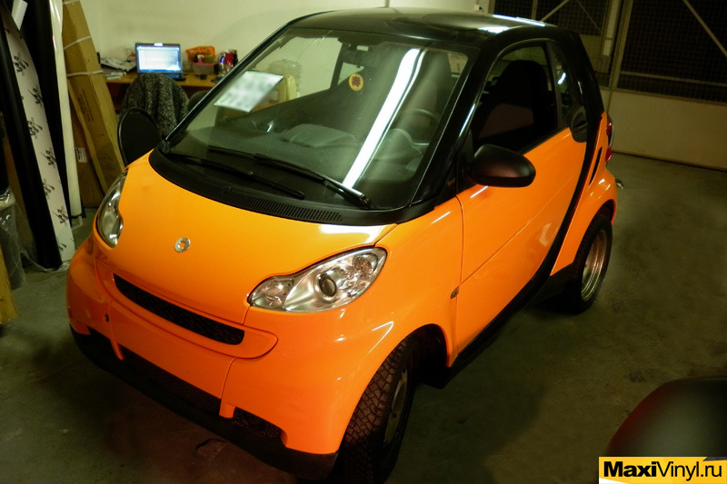 Полная оклейка Smart ForTwo пленкой Oracal — Maxi Vinyl на DRIVE2