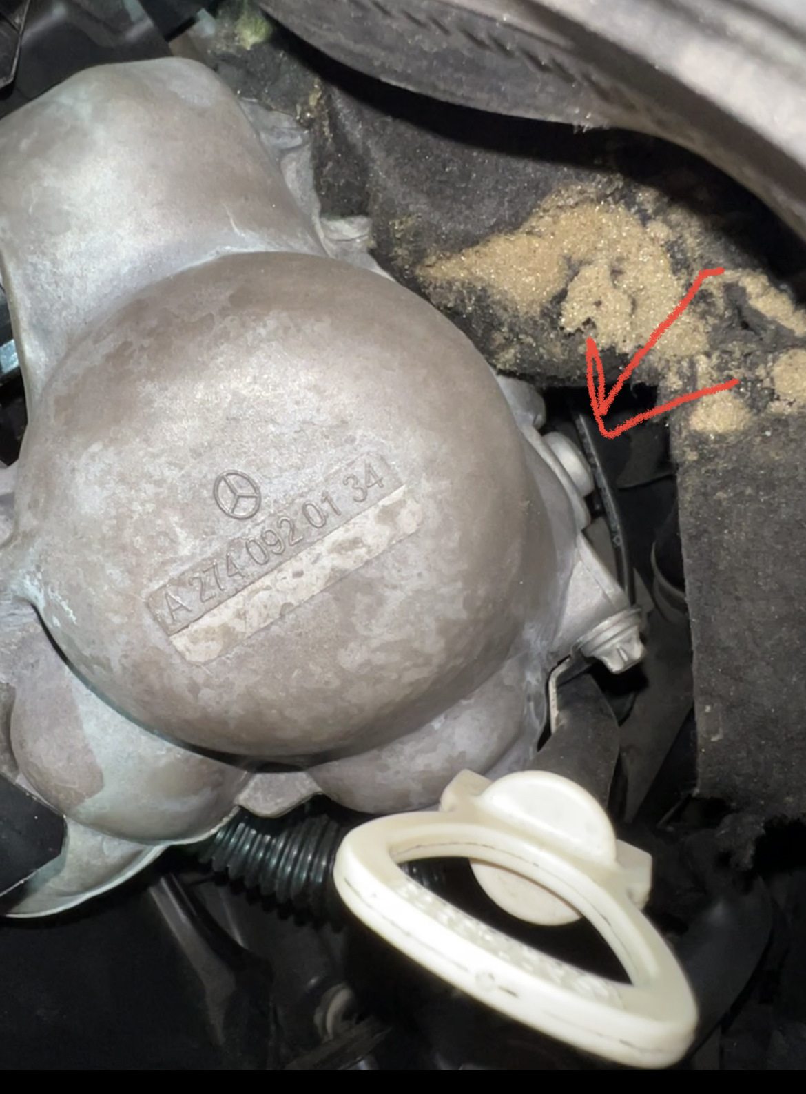 Полная и подробная замена системы вентиляции картерных газов M274.920 ...