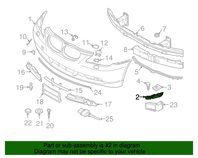 51117033705 Крепление крыла Л Пд BMW | Запчасти на DRIVE2