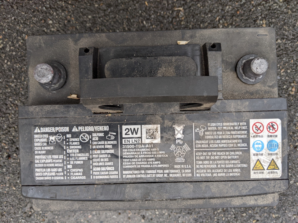 Новый аккумулятор Exide 6СТ-64 Premium — Honda CR-V (5G), 2,4 л, 2018 ...