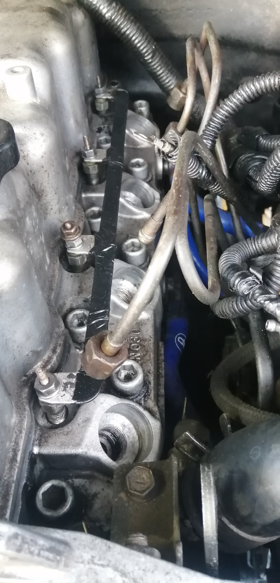 Форсунки, прокладки(колечки) форсунок. — Hyundai Starex (1G), 2,5 л ...