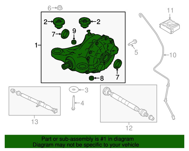 LR070156 Carrier Assembly Jaguar Land Rover | Запчасти на DRIVE2