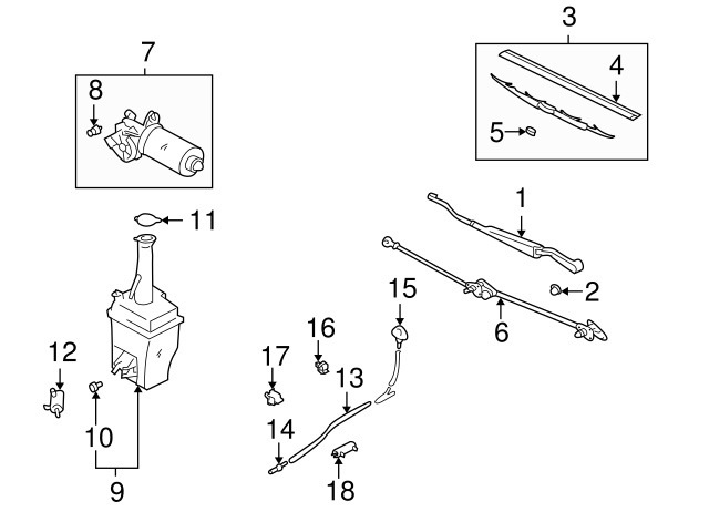 9832025000 Поводок щетки стеклоочистителя правый KIA HYUNDAI | Запчасти ...