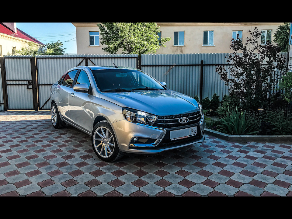 Летние колеса — Lada Vesta, 1,6 л, 2016 года | колёсные диски | DRIVE2