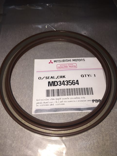 MD343564 Сальник коленвала задний Mitsubishi | Запчасти на DRIVE2