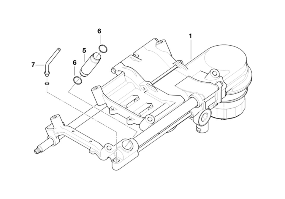 11417561429 Масляный насос с масляным фильтром BMW | Запчасти на DRIVE2