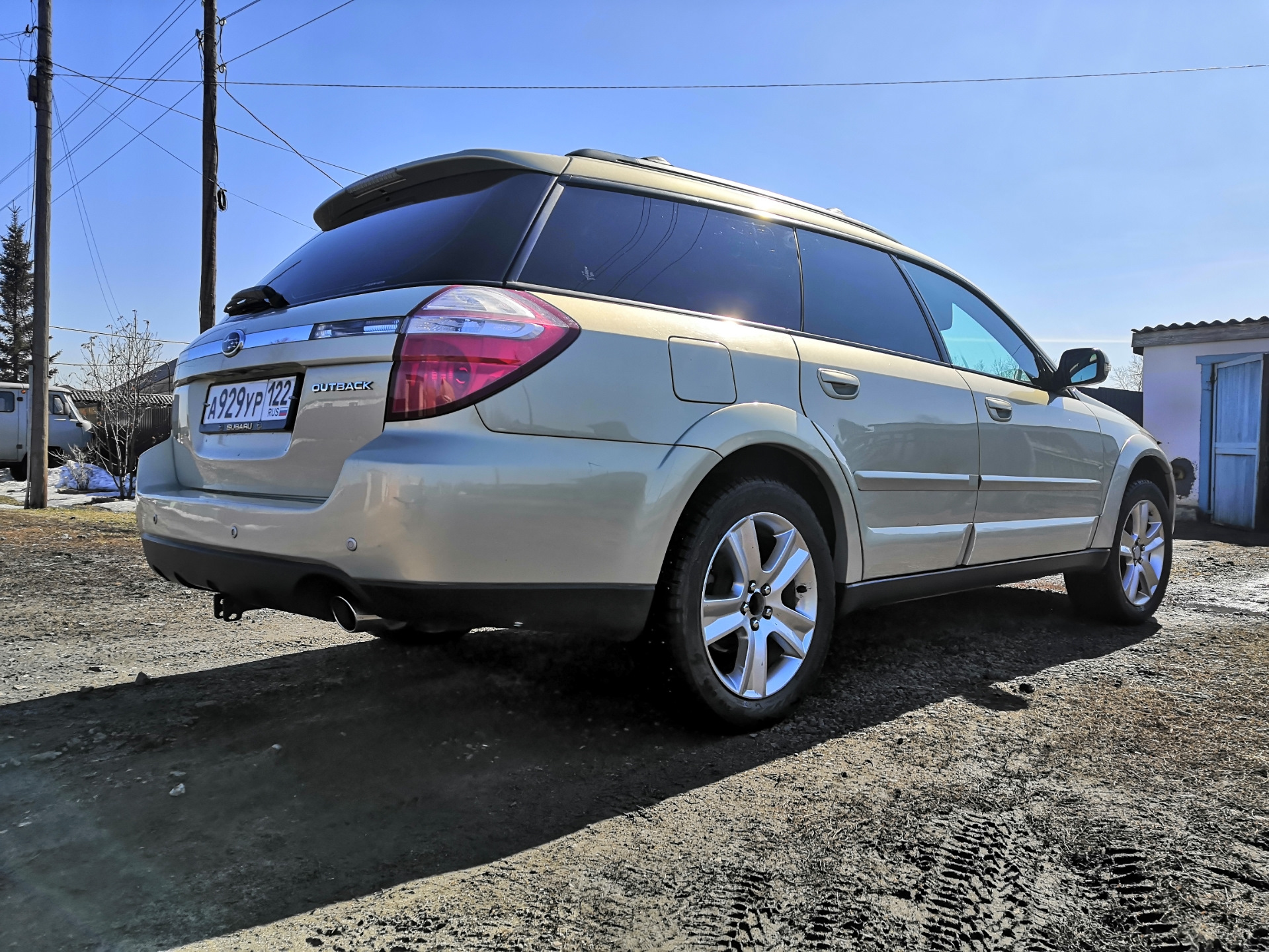 Помылись, переобулись) — Subaru Outback (BP), 2,5 л, 2006 года | шины ...