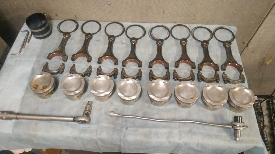 Сборка двигателя часть 1 — BMW X6 M (E71), 4,4 л, 2013 года | тюнинг ...