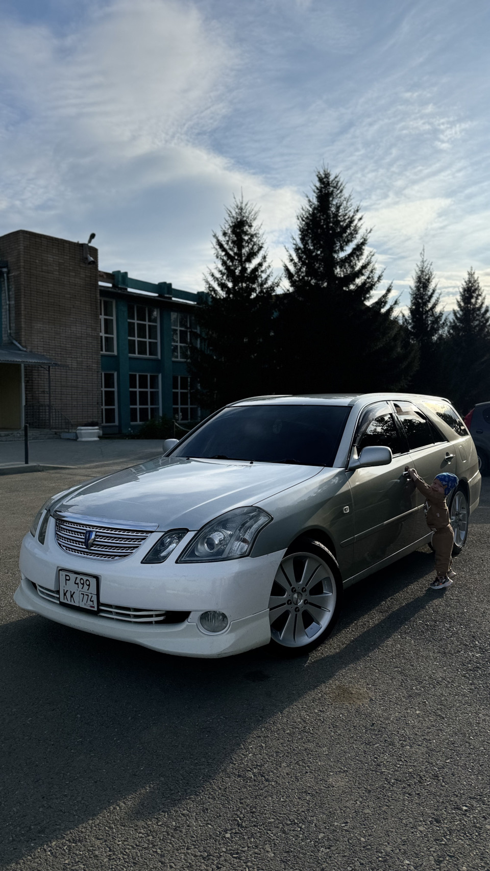 Новые подкрадули😍 Luftbahn R18 — Toyota Mark II Blit, 2 л, 2002 года ...