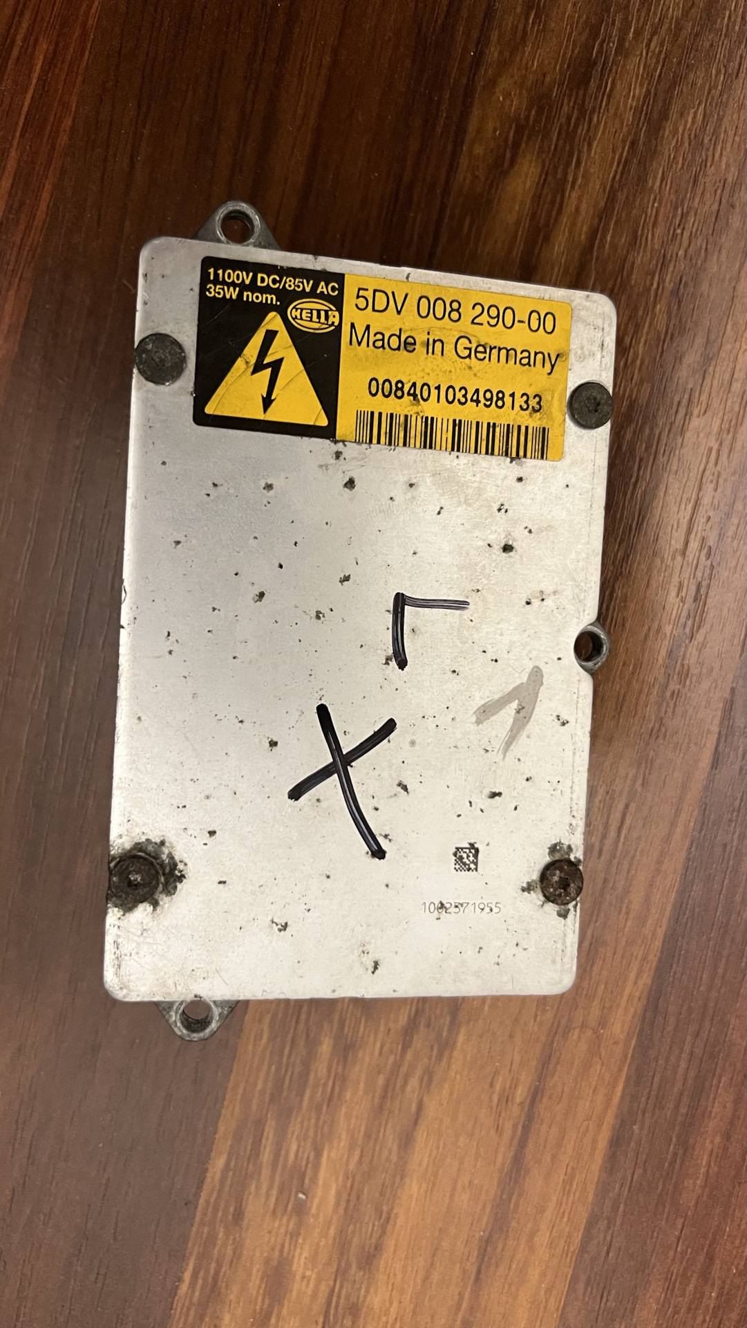 Блок управления ксеноновыми фарами 63 12 6 907 488 — BMW 5 series (E60), 3 л, 2004 года ...