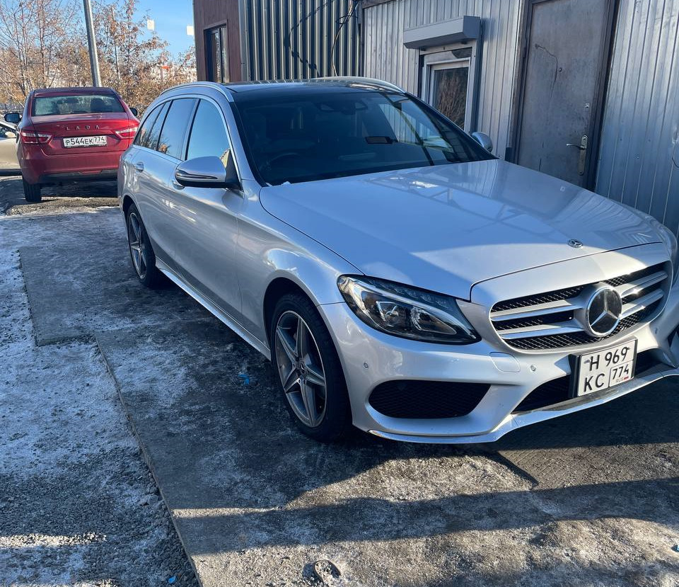Зимняя резина — Mercedes-Benz C-Class (W205), 1,6 л, 2017 года | плановое ТО | DRIVE2