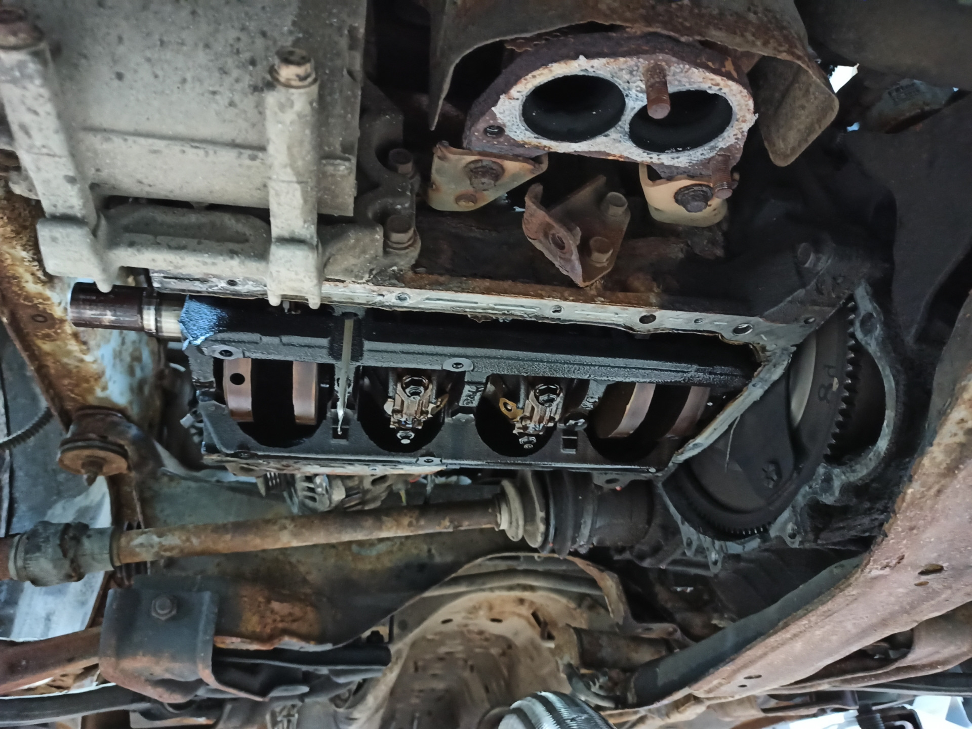 Обслуживание мотора и сюрпризы — Mitsubishi Legnum, 1,8 л, 1997 года ...