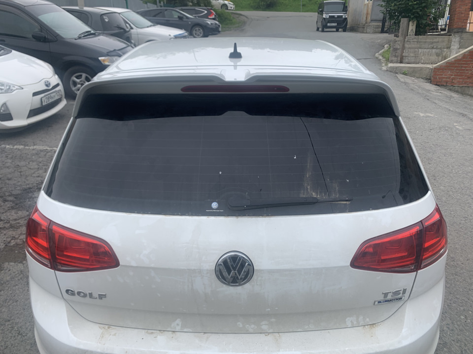 Спойлер (часть 3, заключительная) — Volkswagen Golf Mk7, 1,2 л, 2016 ...