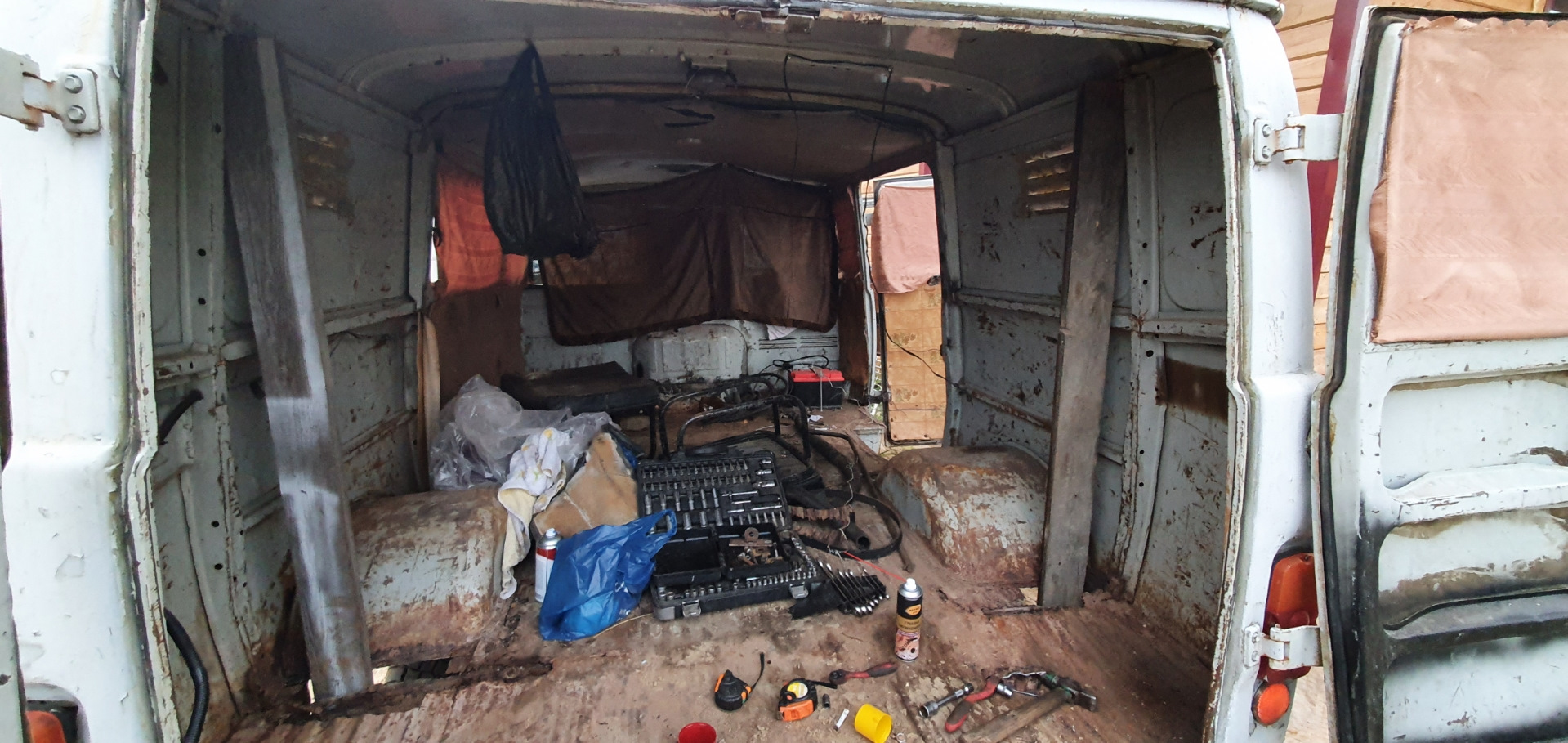 Белые мухи совсем рядом, поэтому … (часть 1) — УАЗ 3909, 2,4 л, 2002 года | своими руками | DRIVE2