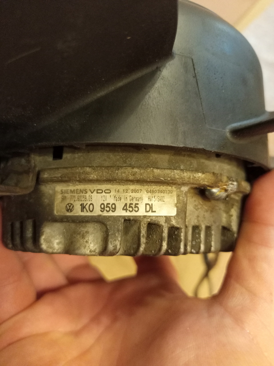 1K0959455DL Вентилятор охлаждения радиатора VAG | Запчасти на DRIVE2