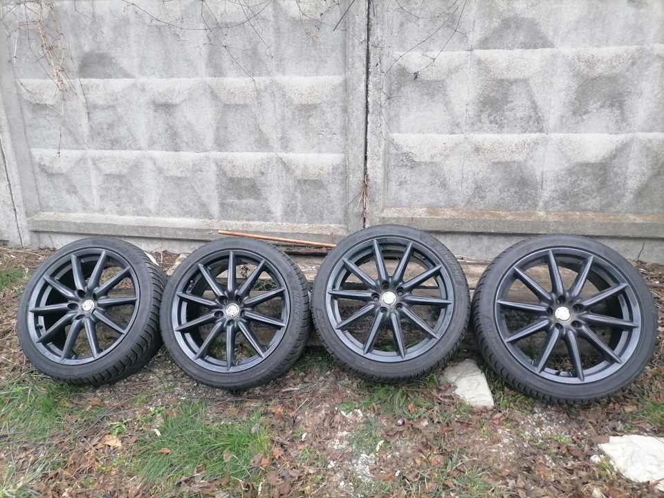 Шины зимние нешипованные Nankang 235/40 R19, литые диски Alfa romeo 19 ...