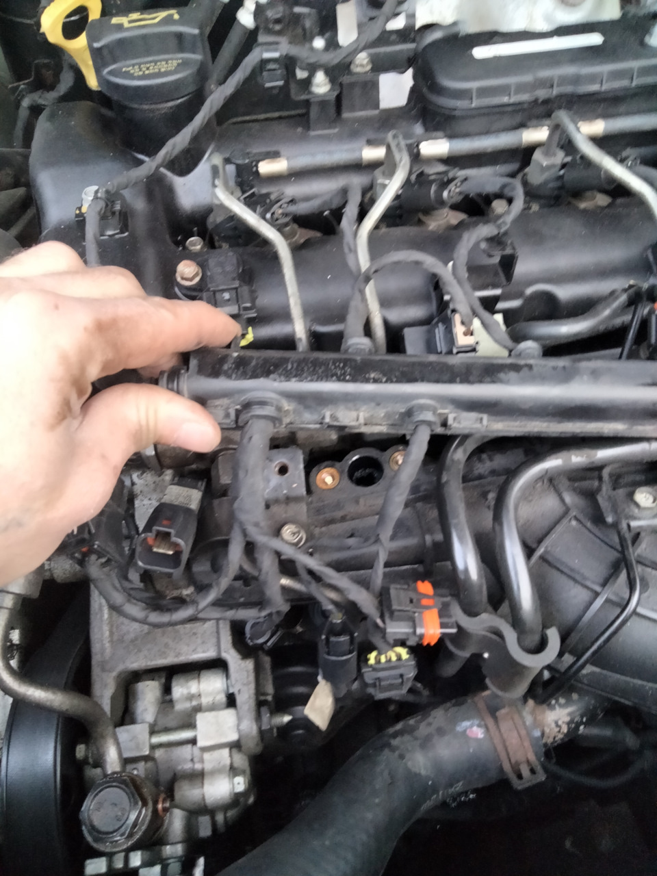 Датчик впускного коллектора! — KIA Sorento (2G), 2,2 л, 2012 года ...