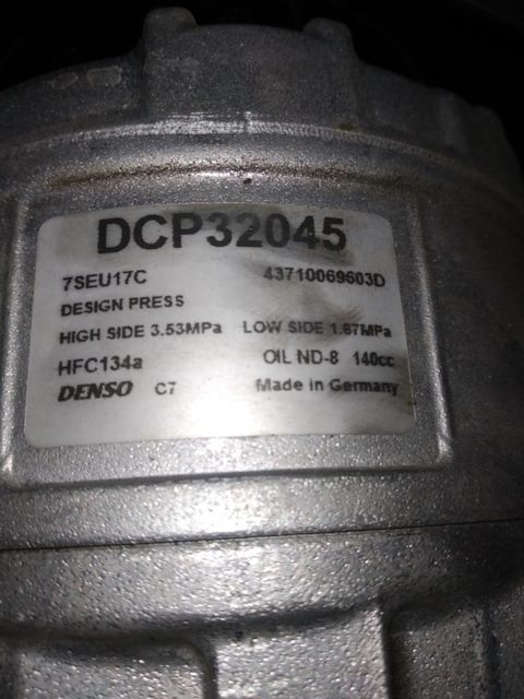 DCP32045 Компрессор кондиционера DENSO | Запчасти на DRIVE2