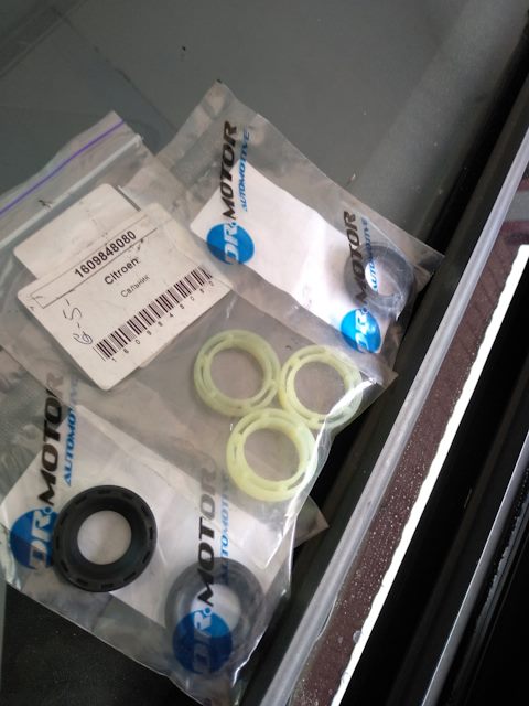 1609848080 Кольцо уплотнительное опоры форсунки PSA 1.6HDi 92 Peugeot ...